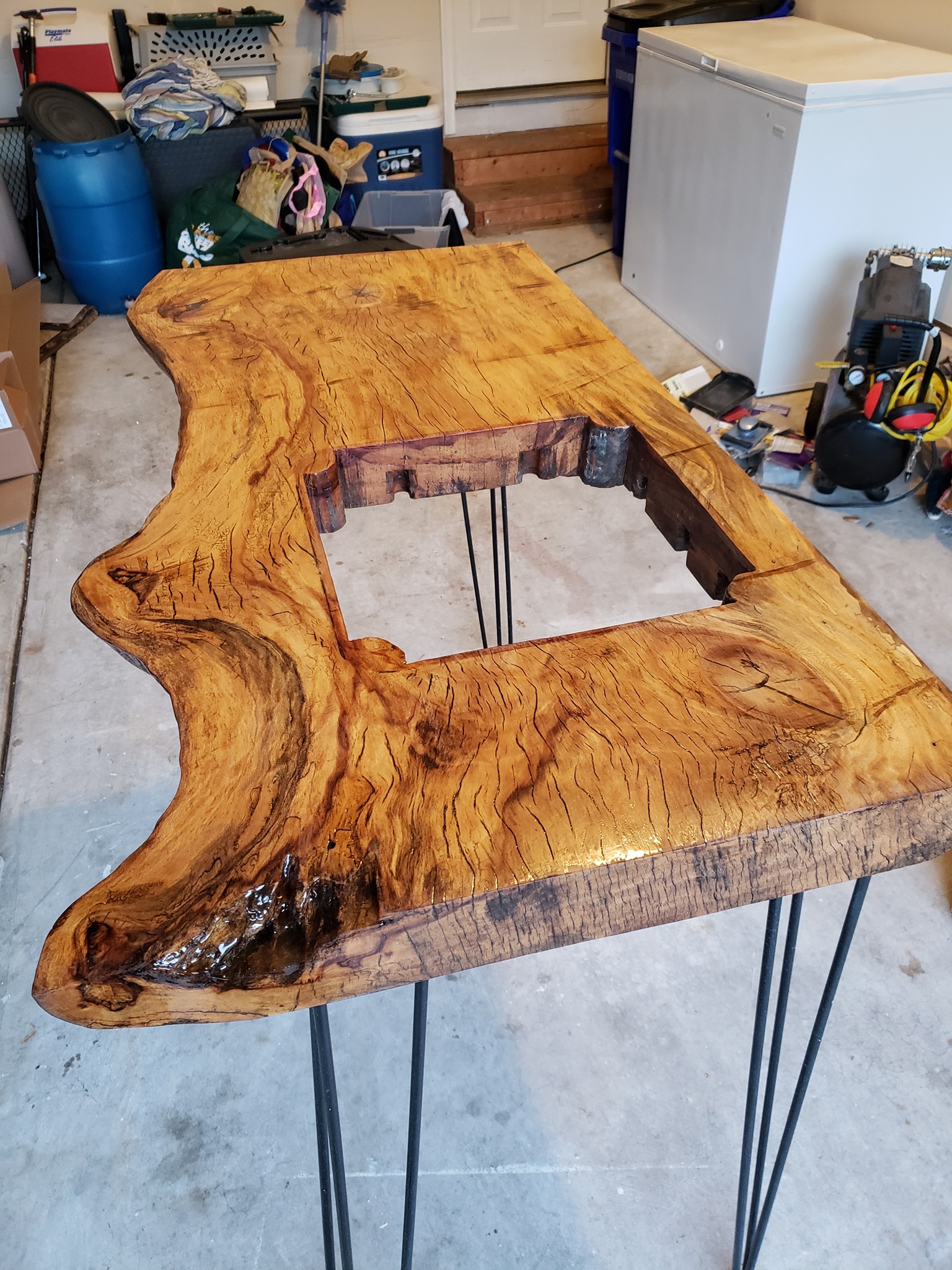 Creative Outlets: The Live Edge Sink |- |Author JR White